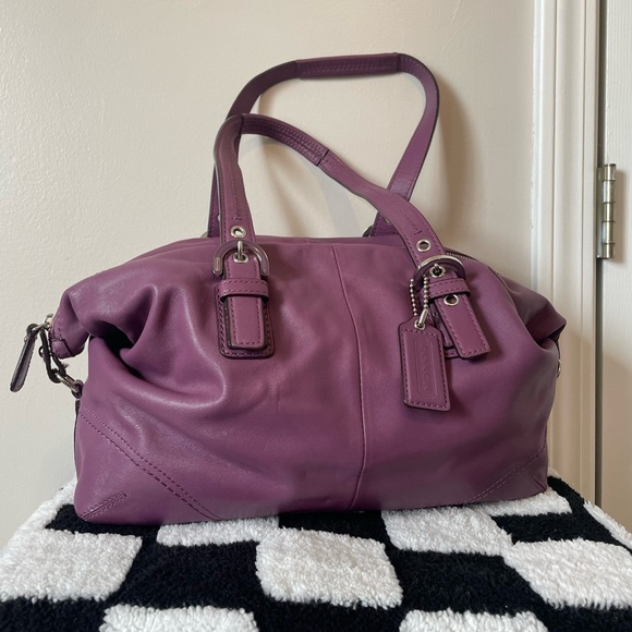 Coach | Bags | Coach Soho Satchel Bag In Berry Purple | Poshmark
